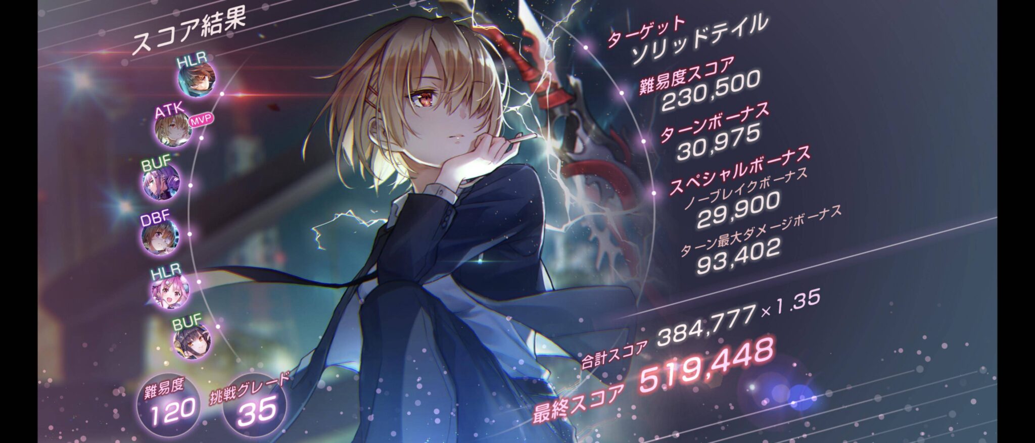 【ヘブバン】スコアタ ソリッドテイルで18万取れないんだけど、闇アタッカー狙いで菅やん引きに行った方がいいの？